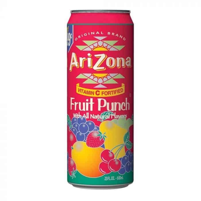 Arizona Fruit Punch Cans 695ml - Sweet 4 All Events